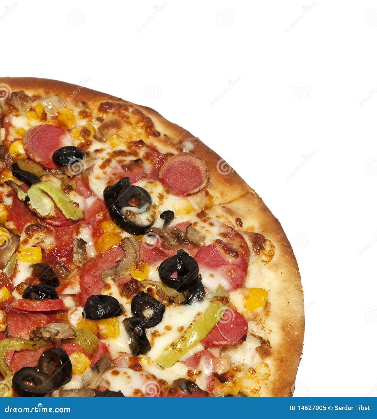 Pizza italiana imagen de archivo. Imagen de empanada - 14627005