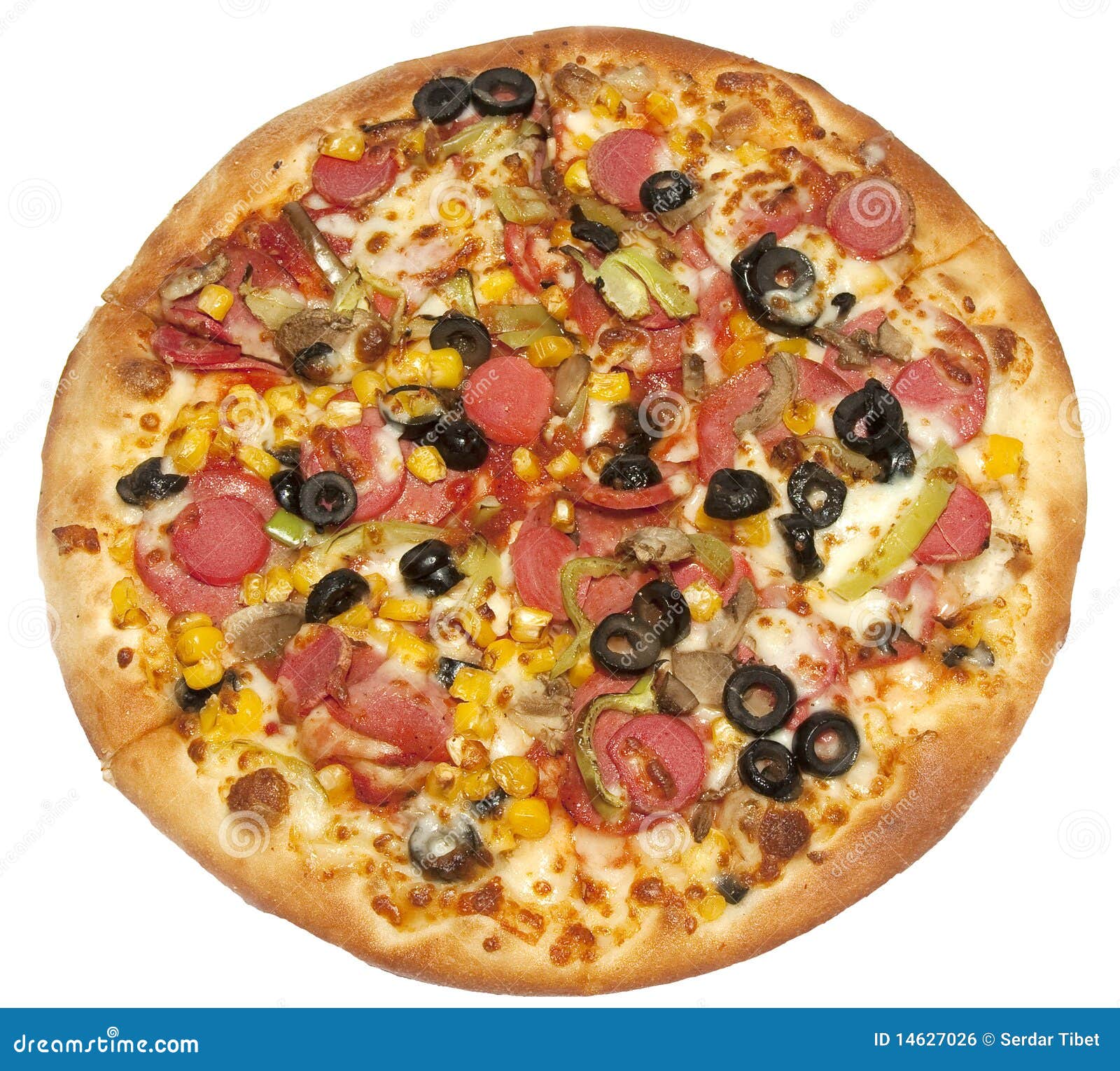 Pizza italiana foto de archivo. Imagen de culinario, empanada - 14627026