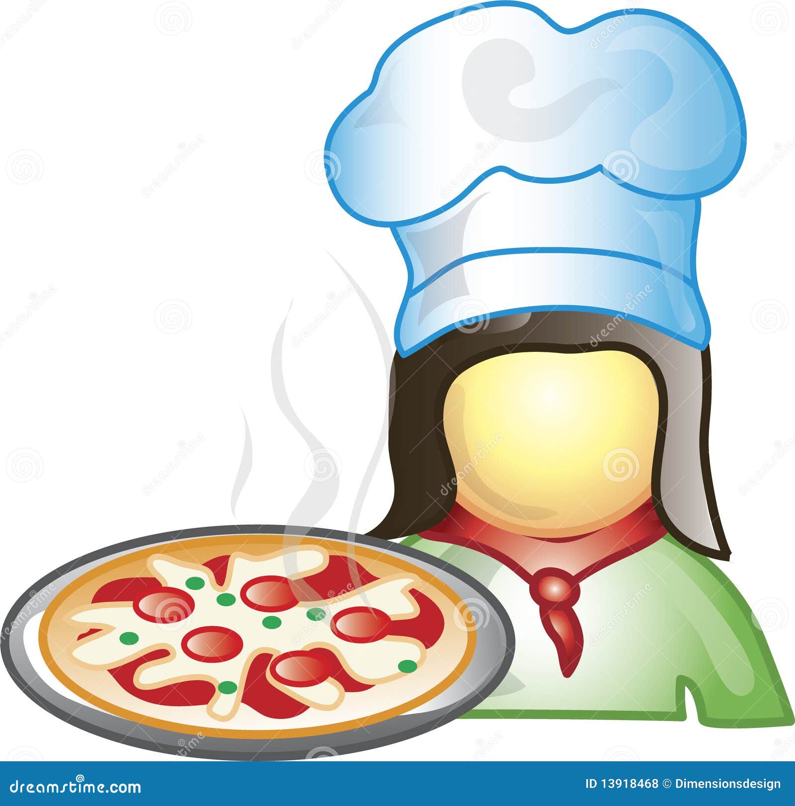 Pizza Maker Icon stock vector. Illustration of maker - 13918468