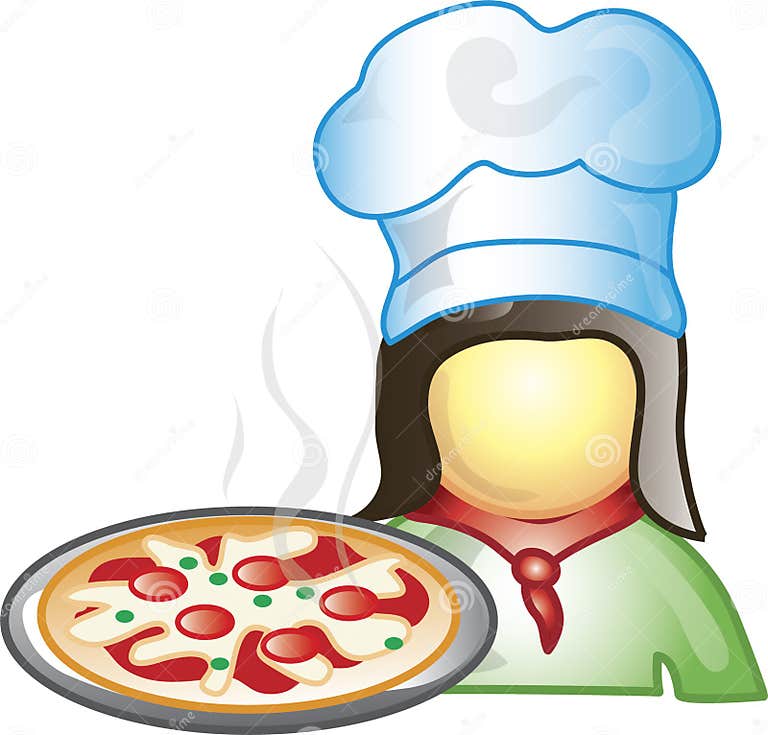 Pizza Maker Icon stock vector. Illustration of maker - 13918468