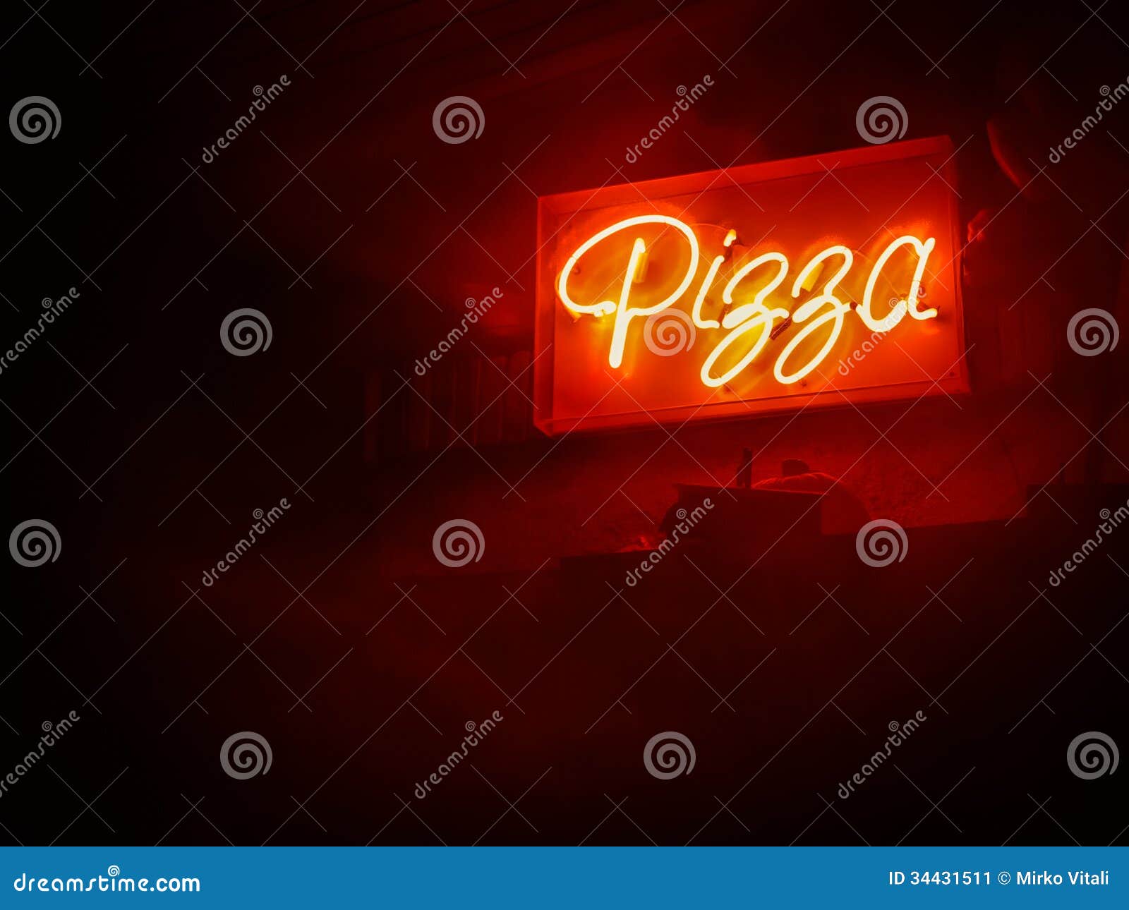 Pizza Neon Sign Vector. Pizzeria Neon Logo, Emblem. Neon Advertising On ...