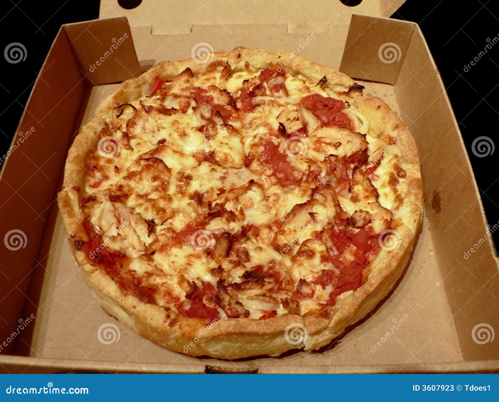 Pizza in open box stock image. Image of italian, baked - 3607923