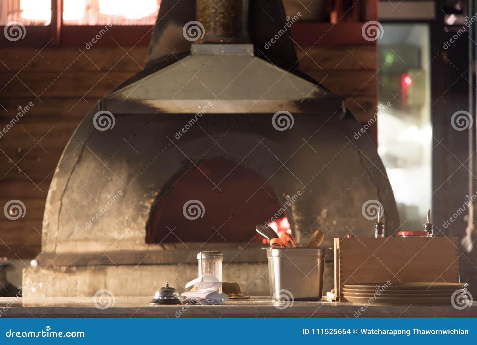Pizza oven stock photo. Image of italy, light, italian - 111525664