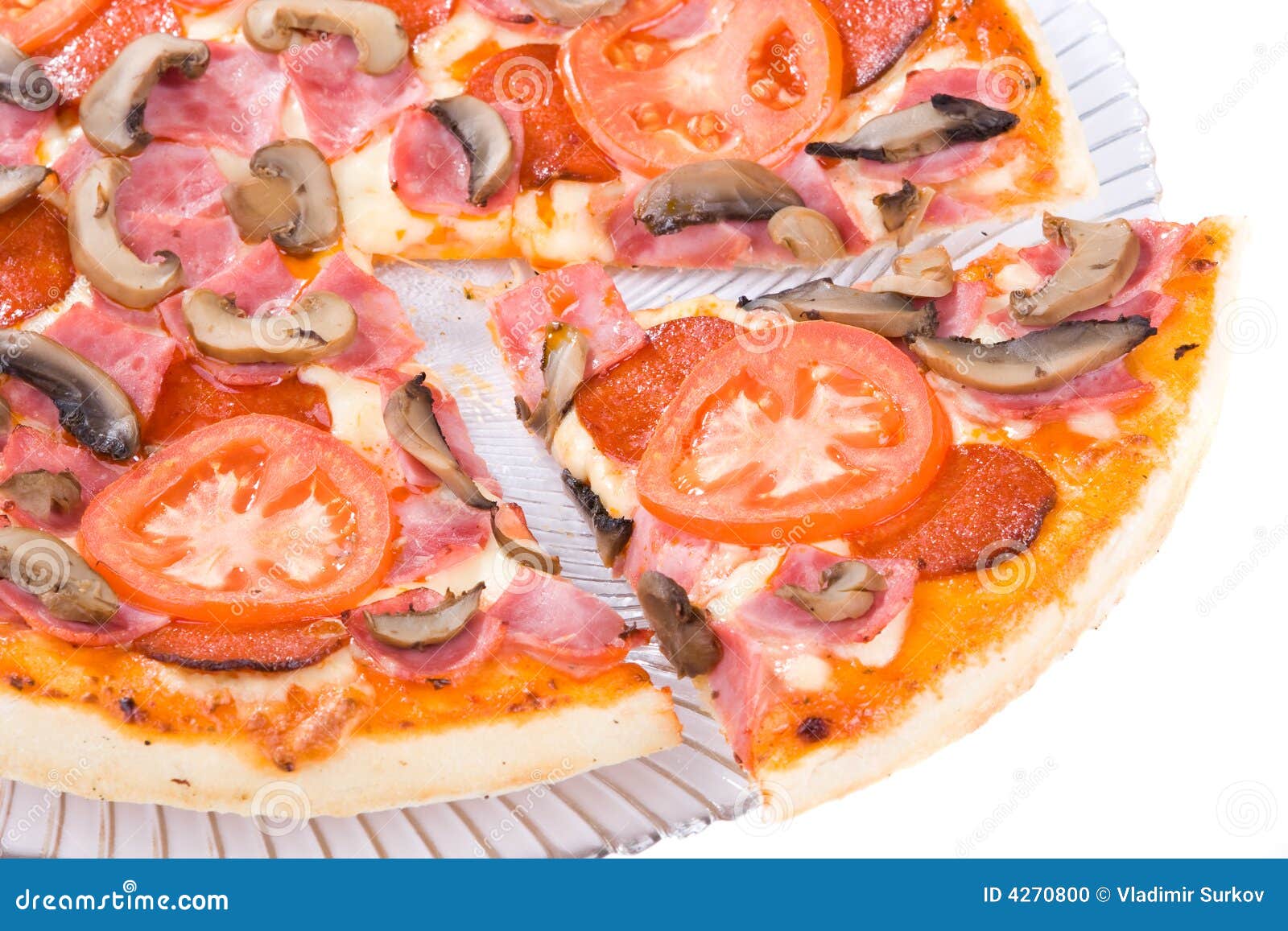 Pizza - Prima stock photo. Image of sausage, italy, cheese - 4270800