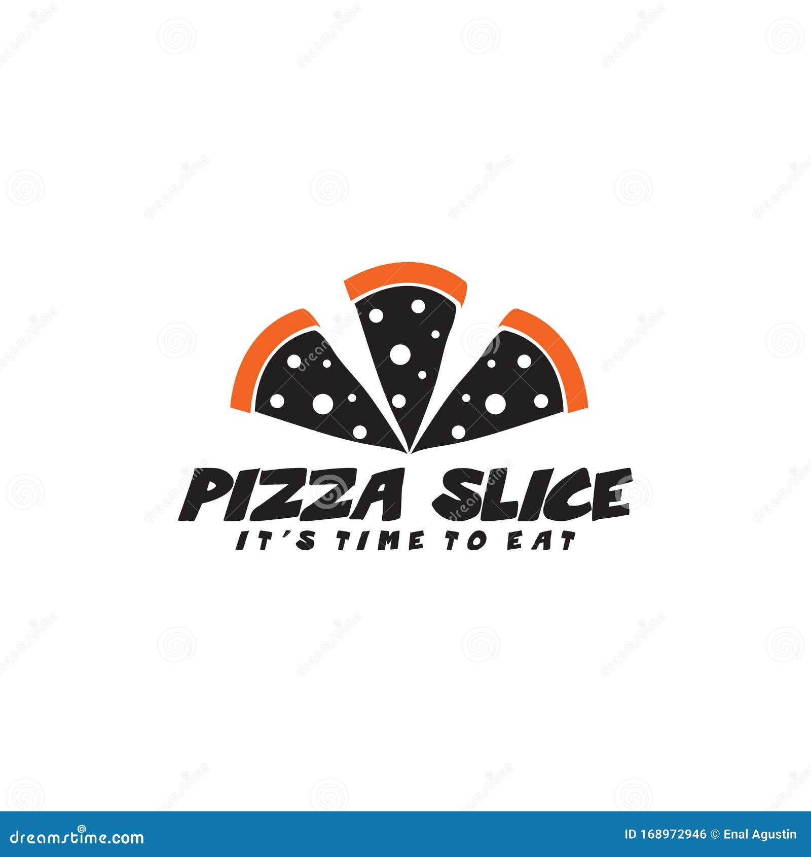 Pizza Restaurant Logo Design Vector Template Stock Vector ...