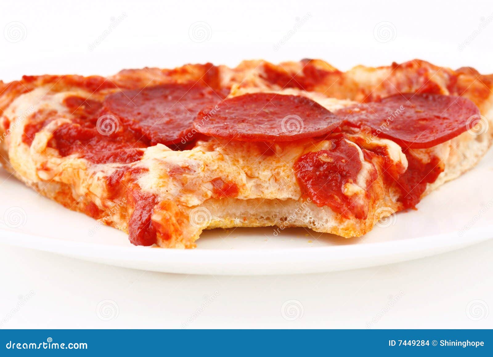 Pizza Sample stock photo. Image of tomato, plate, lunch - 7449284
