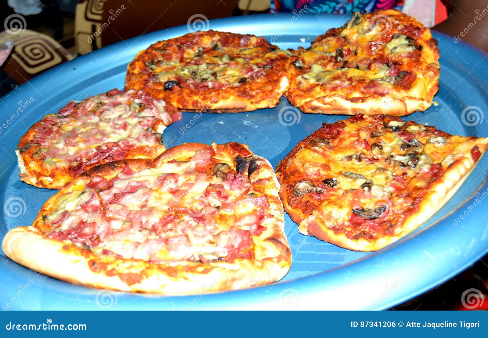 PIZZA SAMPLE stock photo. Image of view, ingredients - 87341206