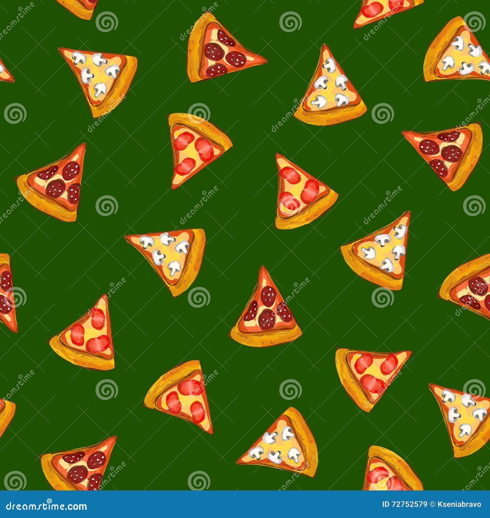 Pizza Seamless Texture. Seamless Background. Vector Illustration ... Pizza Seamless Texture. Seamless Background. Vector Illustration ...