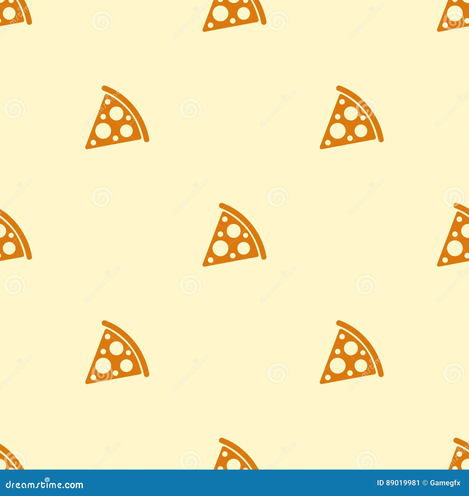 Pizza Seamless Pattern Texture Bacground Stock Vector - Illustration of ...