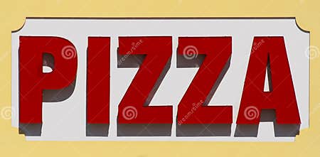 Pizza Sign stock photo. Image of advertisement, sign, restaurants - 480310