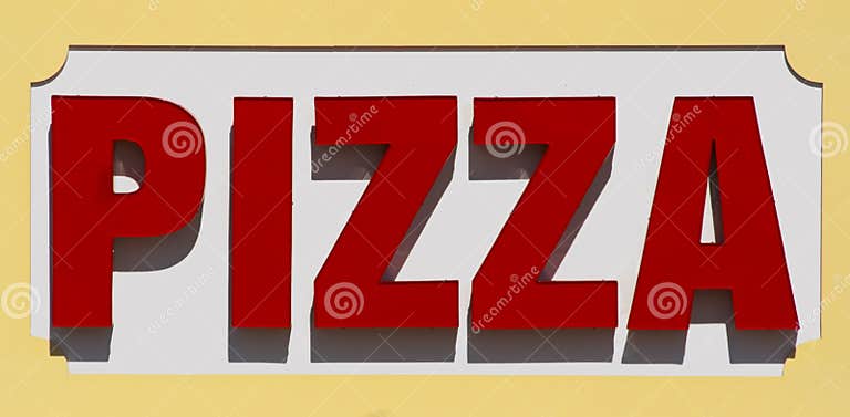 Pizza Sign stock photo. Image of advertisement, sign, restaurants - 480310