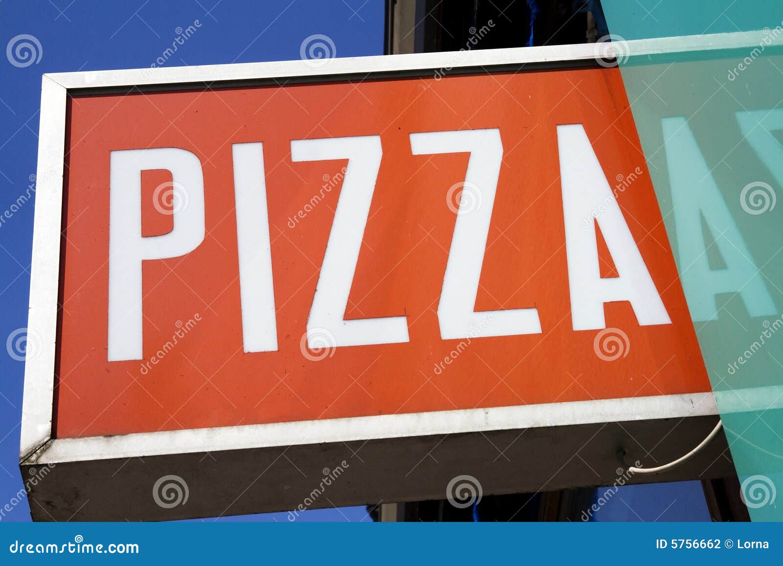 Pizza sign stock photo. Image of foods, placard, diner - 5756662