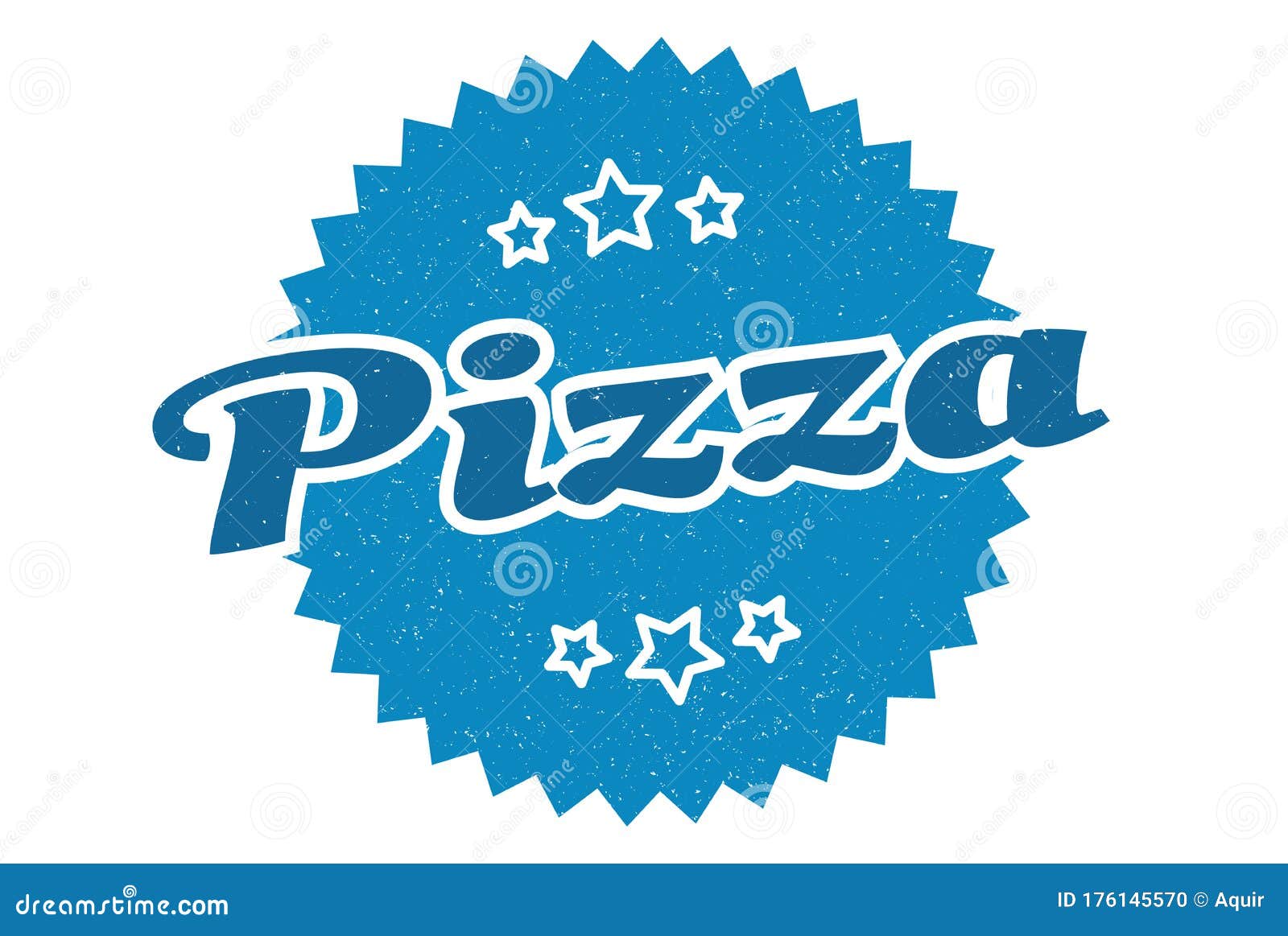 Pizza Sign. Pizza Vintage Retro Label Stock Vector - Illustration of ...