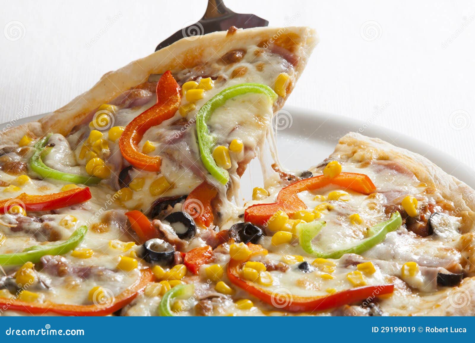 Pizza slice stock image. Image of eatable, fast, kitchen - 29199019