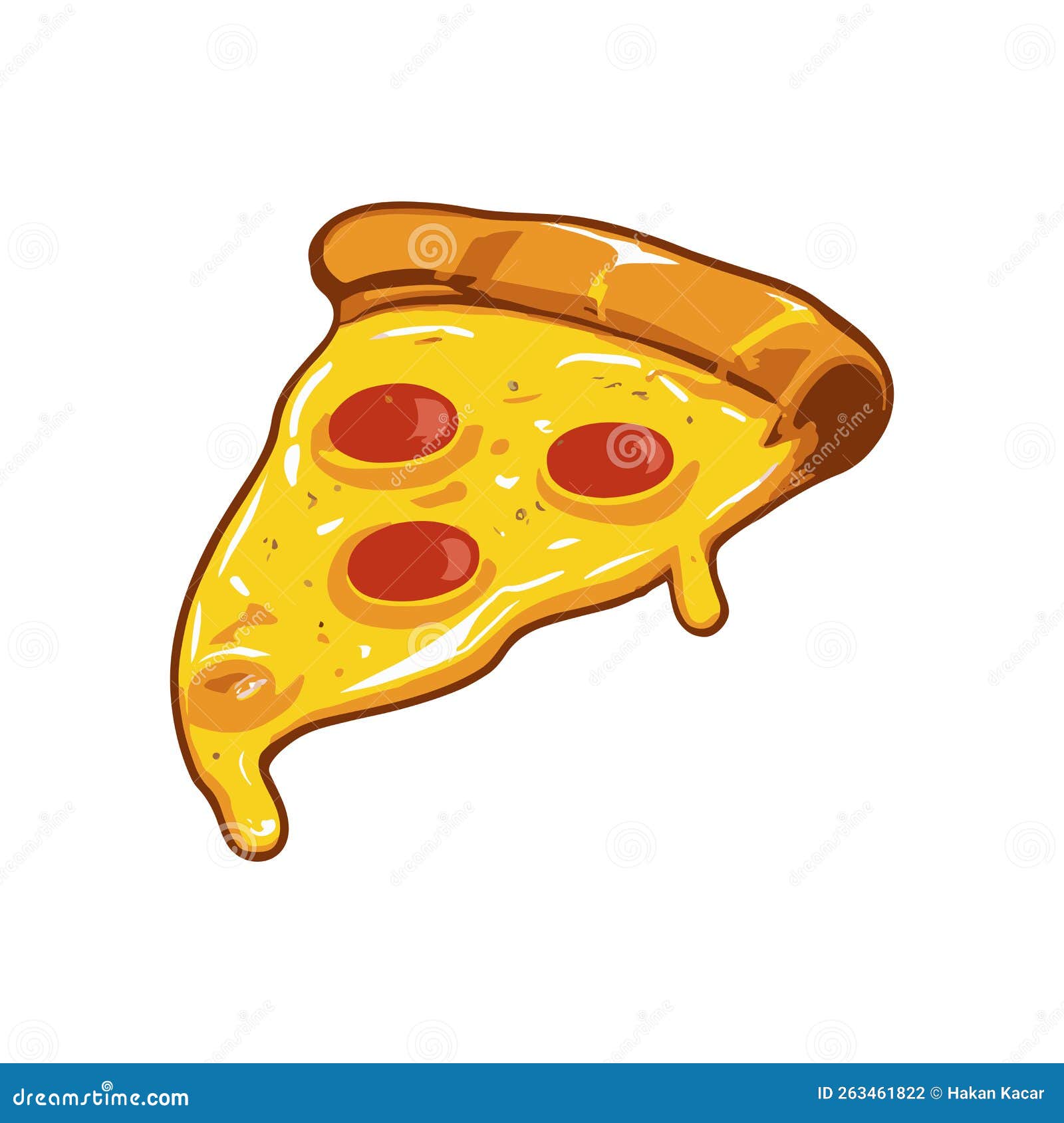 Cheese Pizza Vector