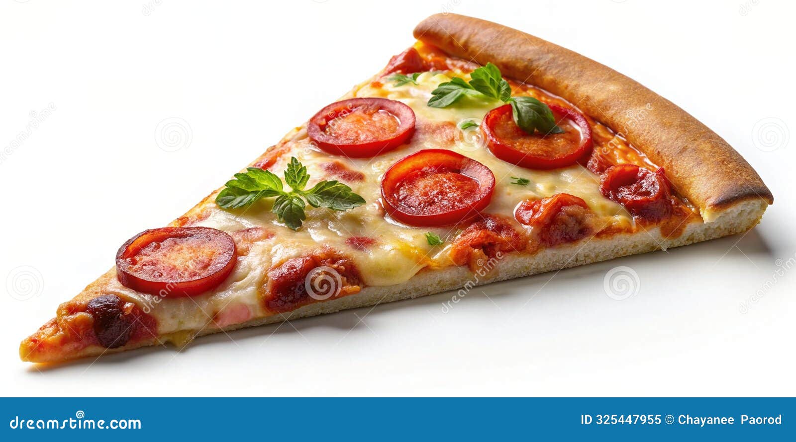 Pizza Slice Floating Hyper Real Generative by AI Stock Illustration ...