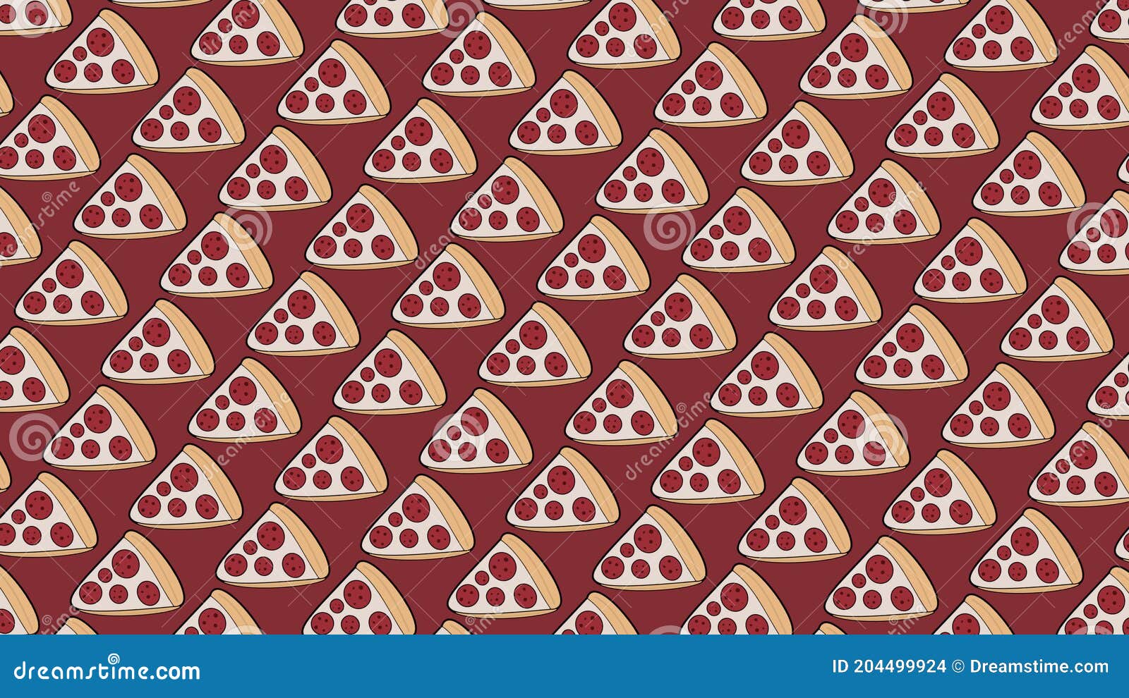 Pizza slice pattern stock illustration. Illustration of flower - 204499924