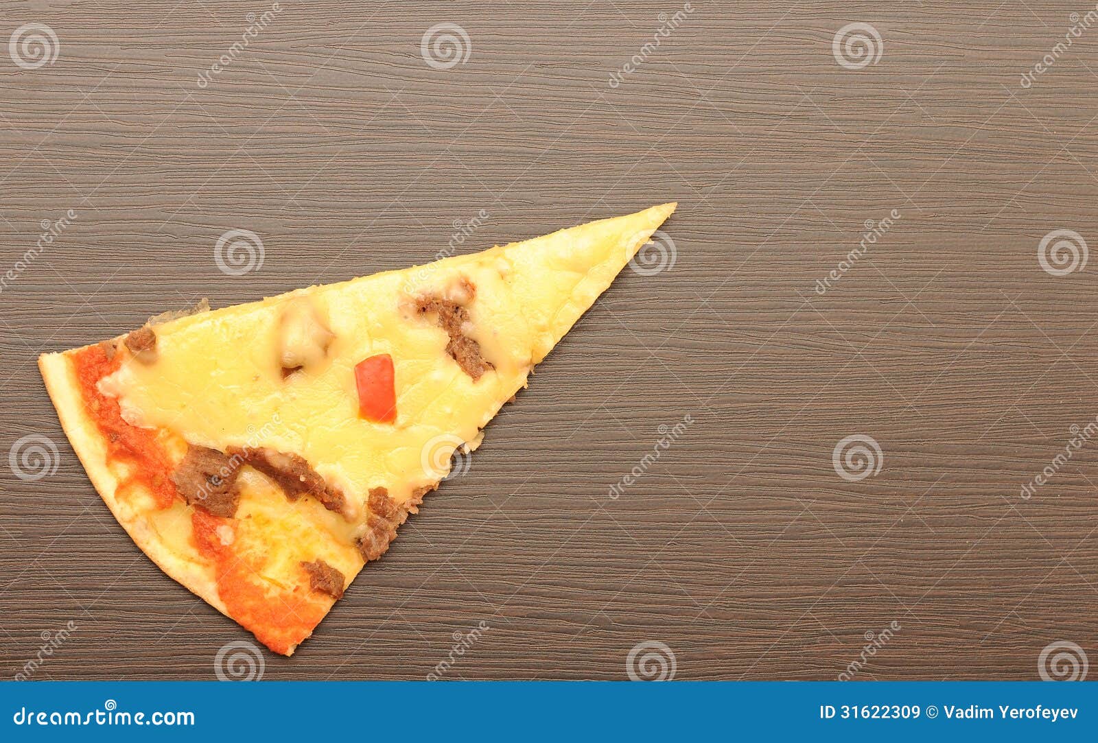 Pizza slice stock image. Image of crust, restaurant, melted - 31622309