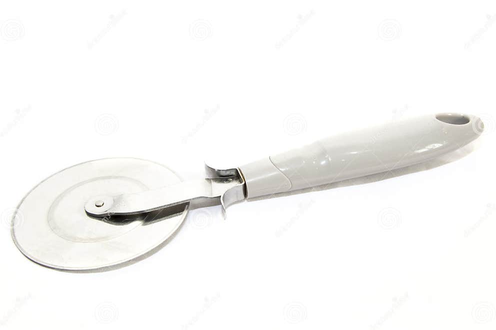 Circular pizza cutter stock image. Image of bakery, design - 113815517