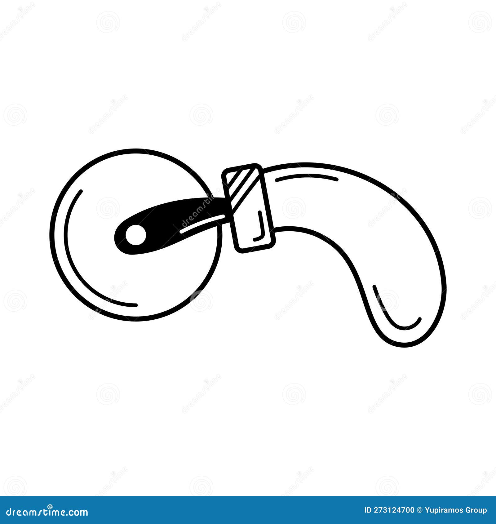 Slice Slicer Food Cartoon Vector Illustration | CartoonDealer.com ...