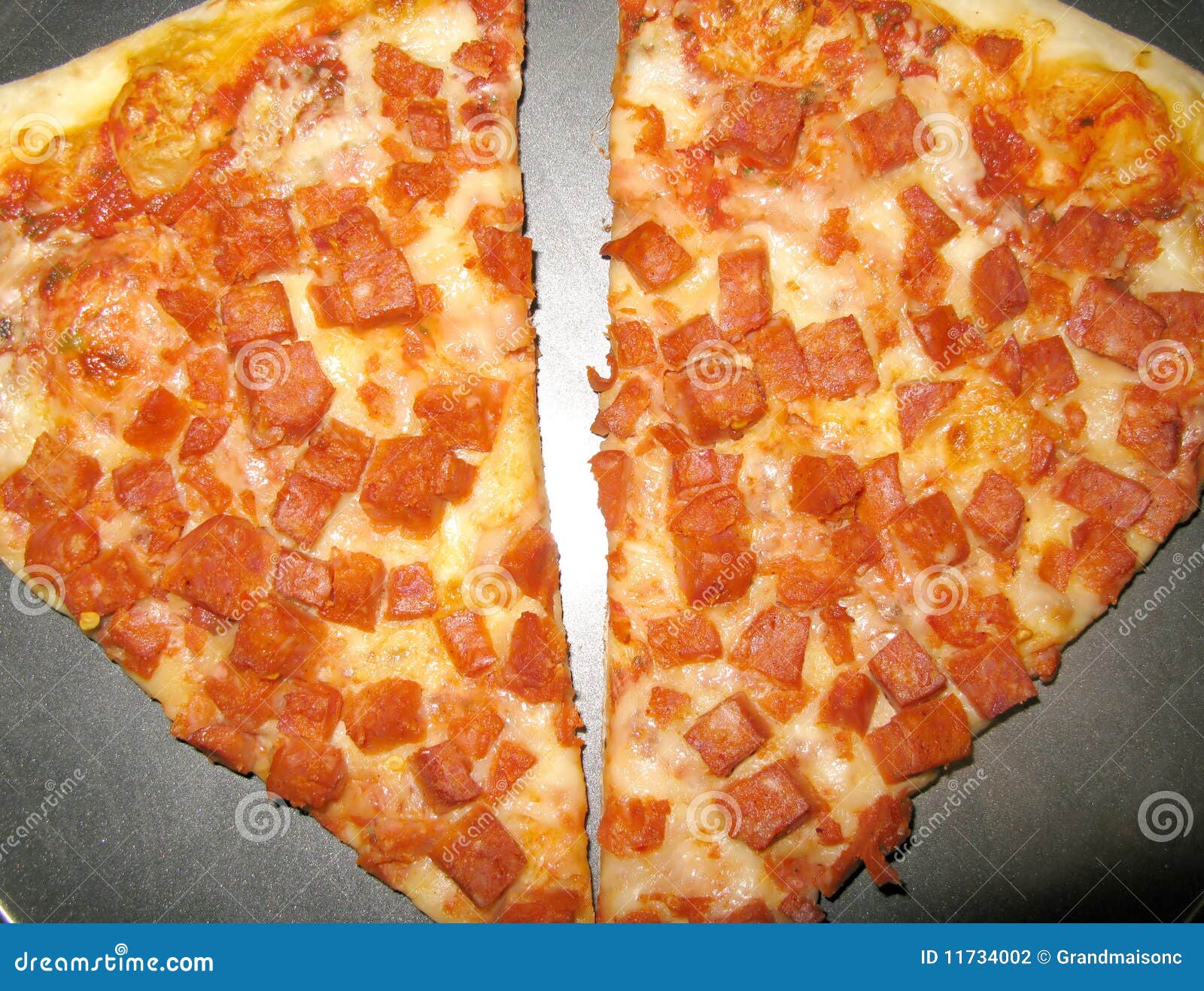 Two Pizza Slices Royalty-Free Stock Photography | CartoonDealer.com ...