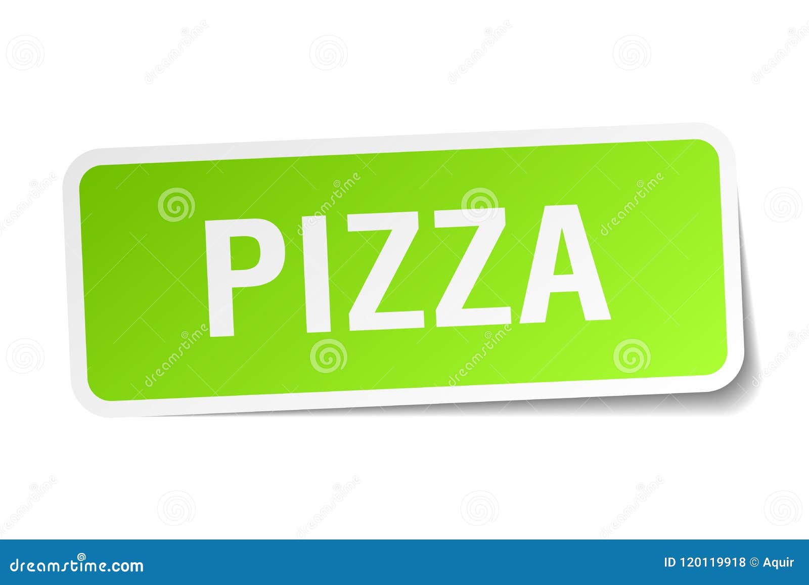 Pizza sticker stock vector. Illustration of peeler, sign - 120119918