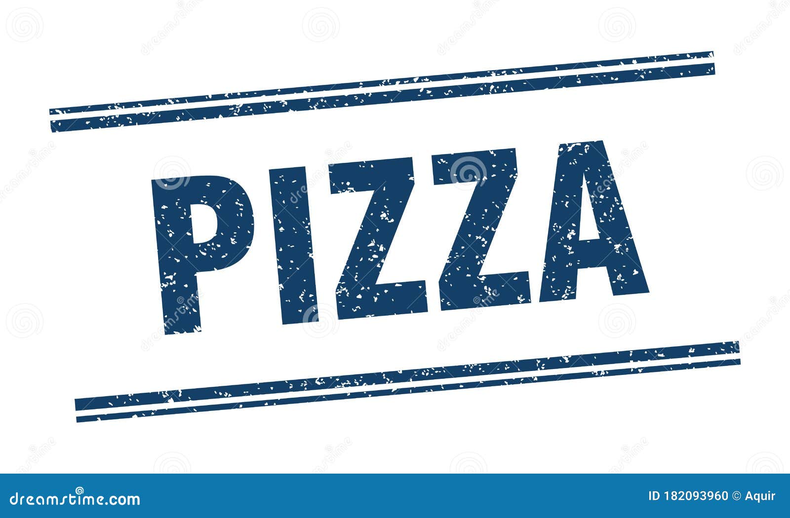 Pizza Stamp. Pizza Square Grunge Sign Stock Vector - Illustration of ...