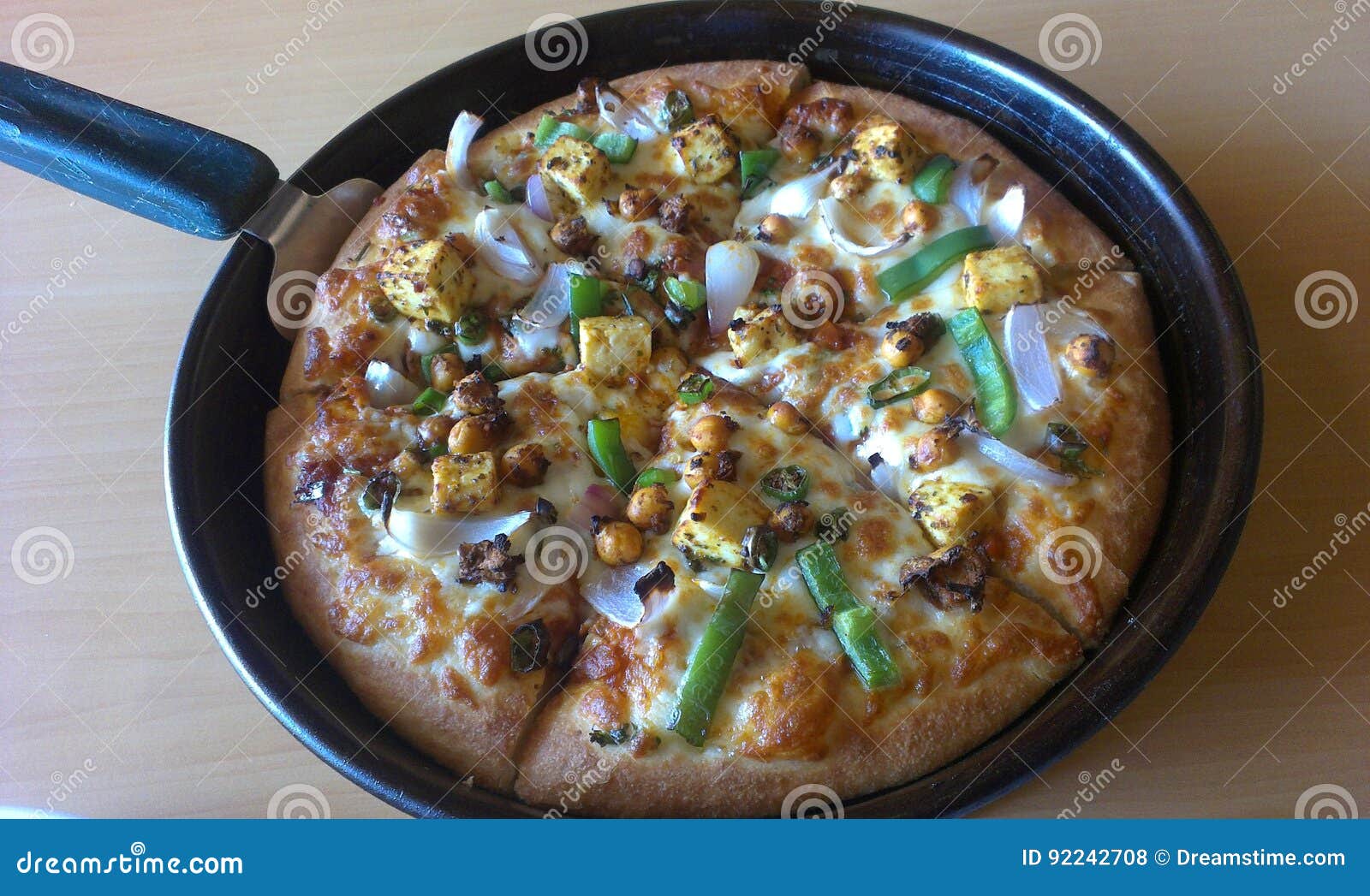 Pizza stock photo. Image of monkey, good, nice, eating - 92242708