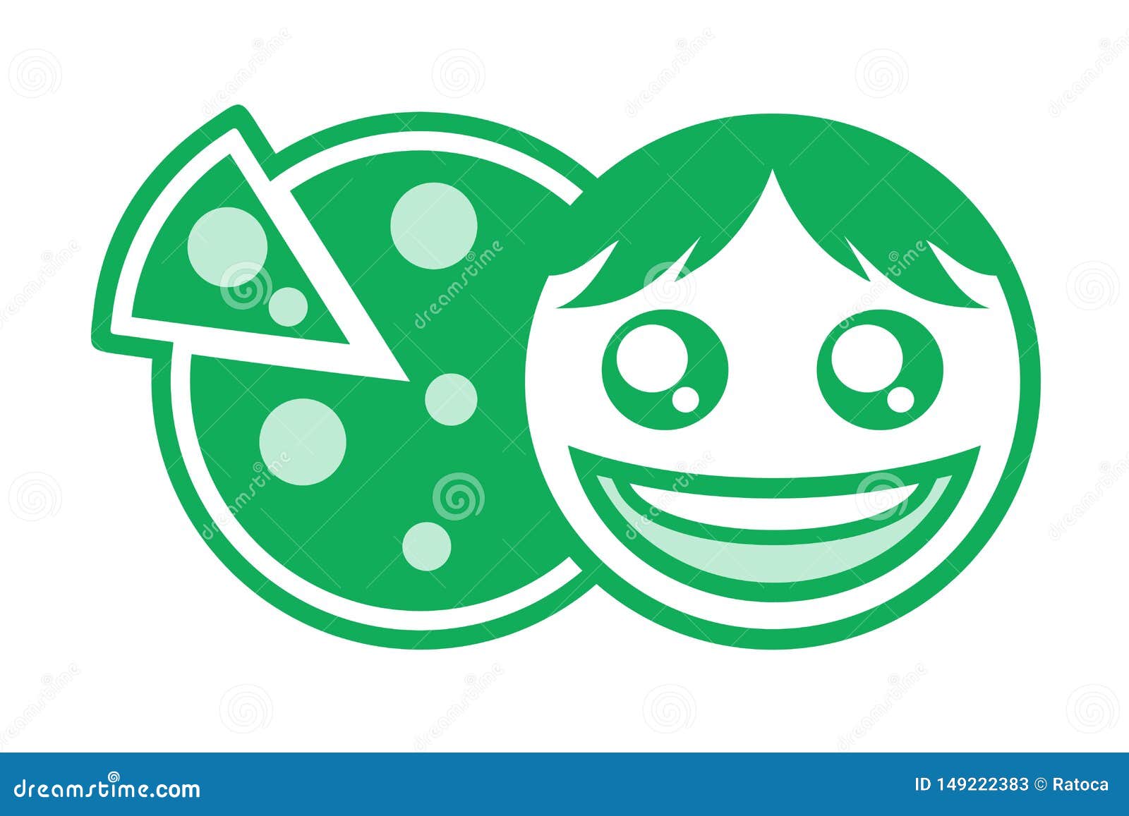 Pizza symbol stock vector. Illustration of pizza, food - 149222383