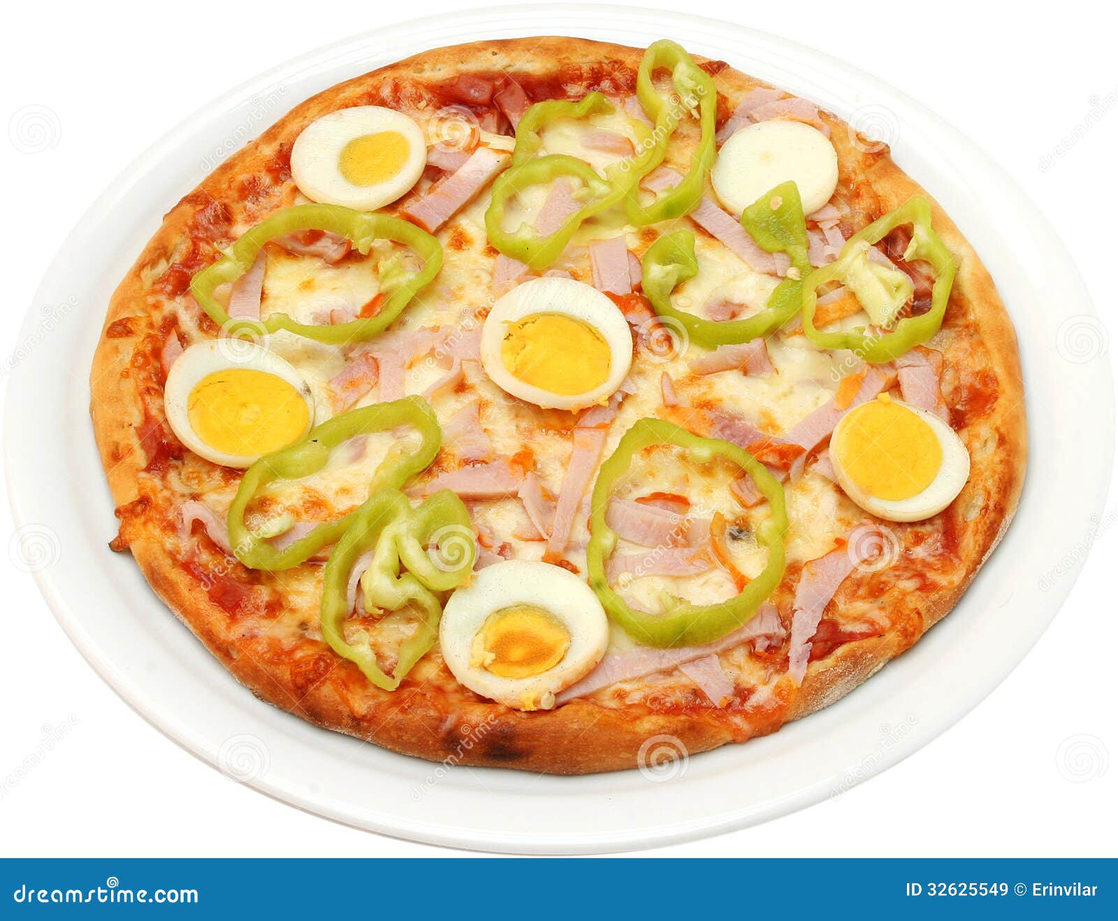 Pizza Toscana stock image. Image of chicken, lunch, dough - 32625549