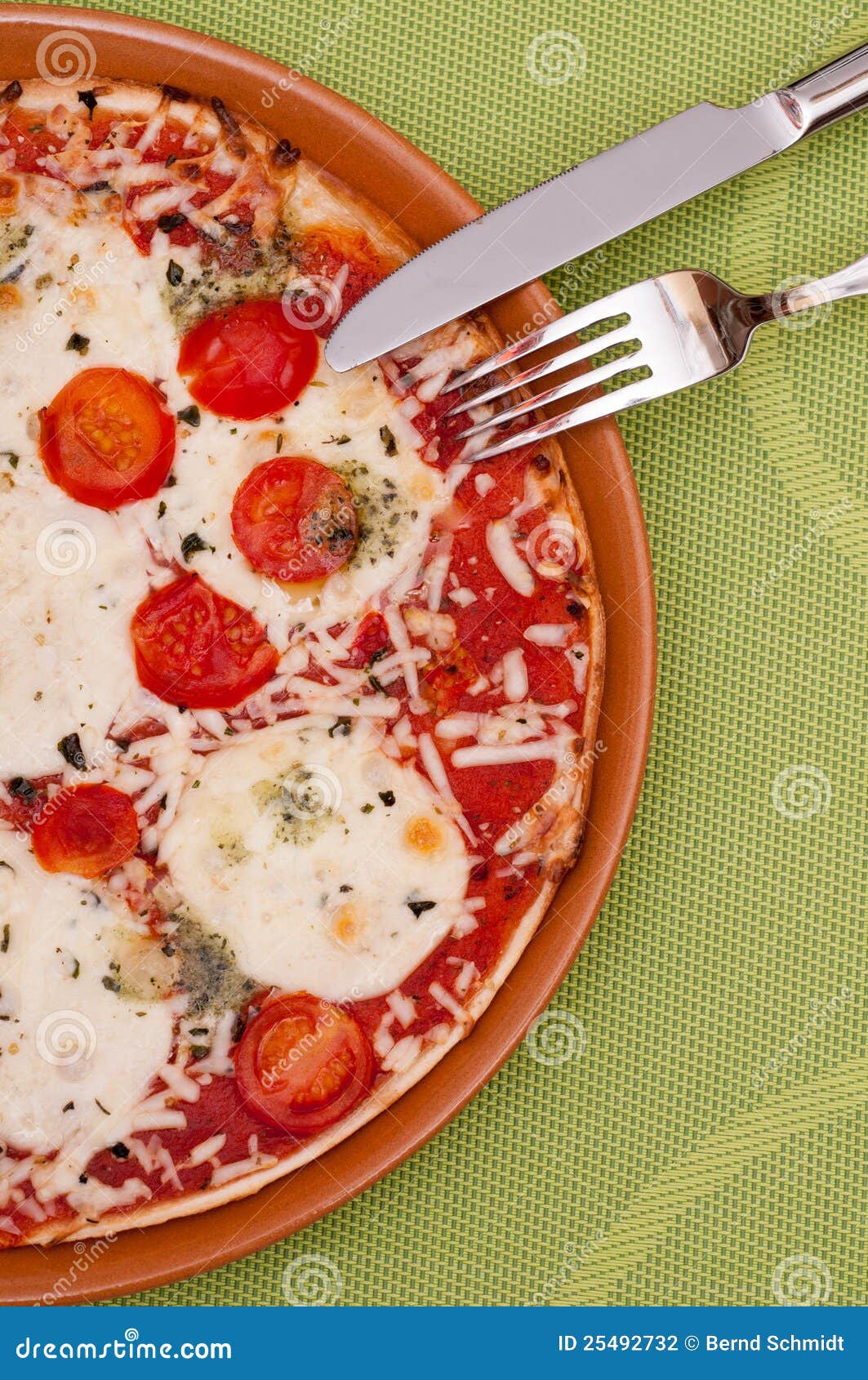 Pizza with Vegetable and Cheese in Vertical-format Stock Photo - Image ...