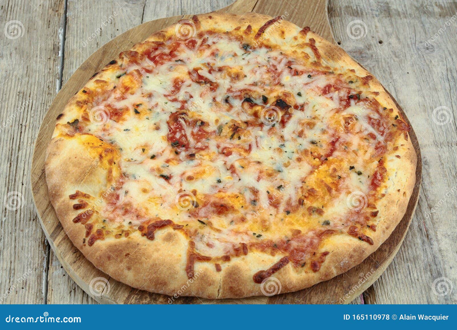 Pizza on the table stock photo. Image of sauce, isolated - 165110978