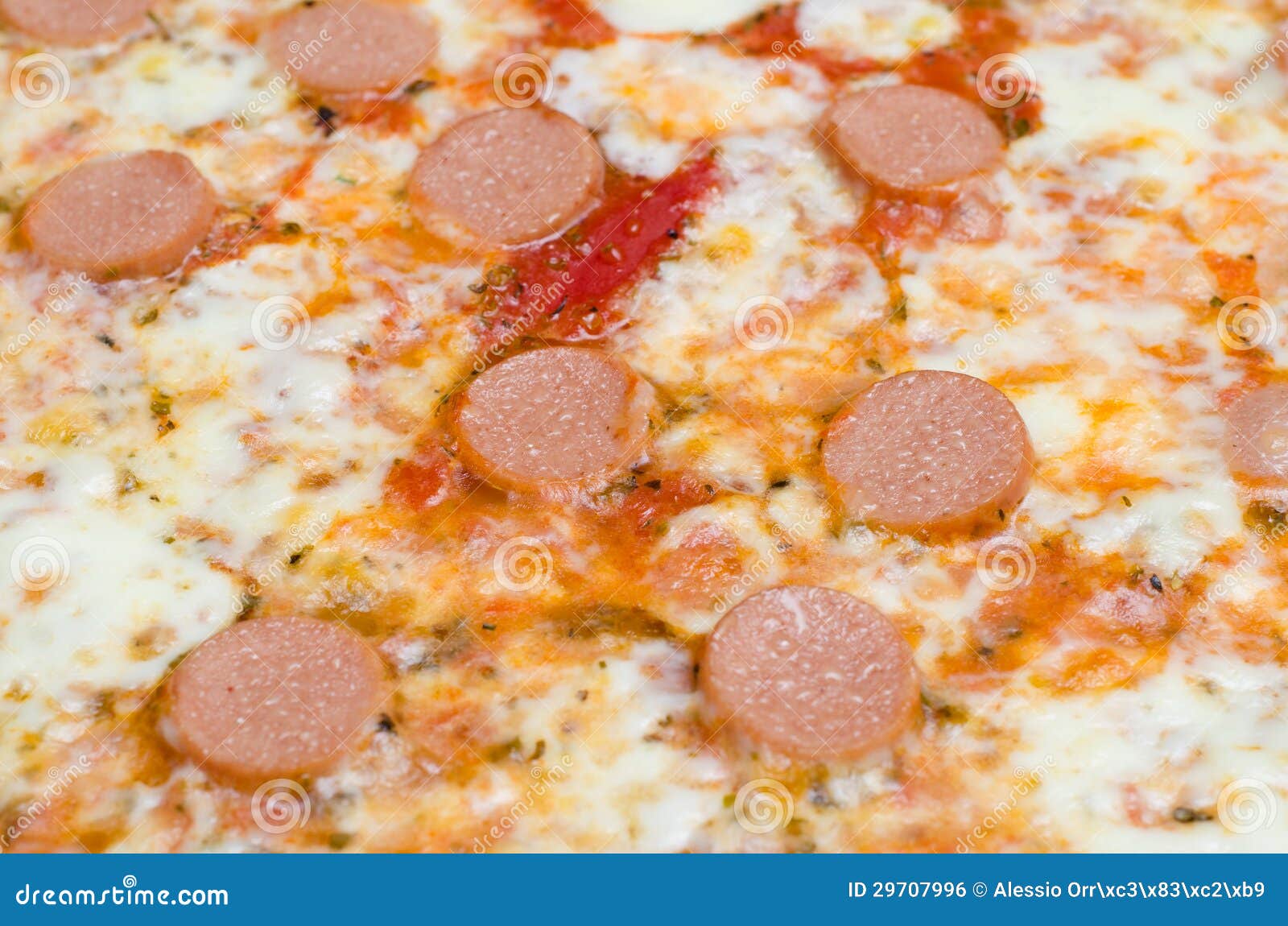 Pizza wurst stock photo. Image of mozzarella, italian - 29707996