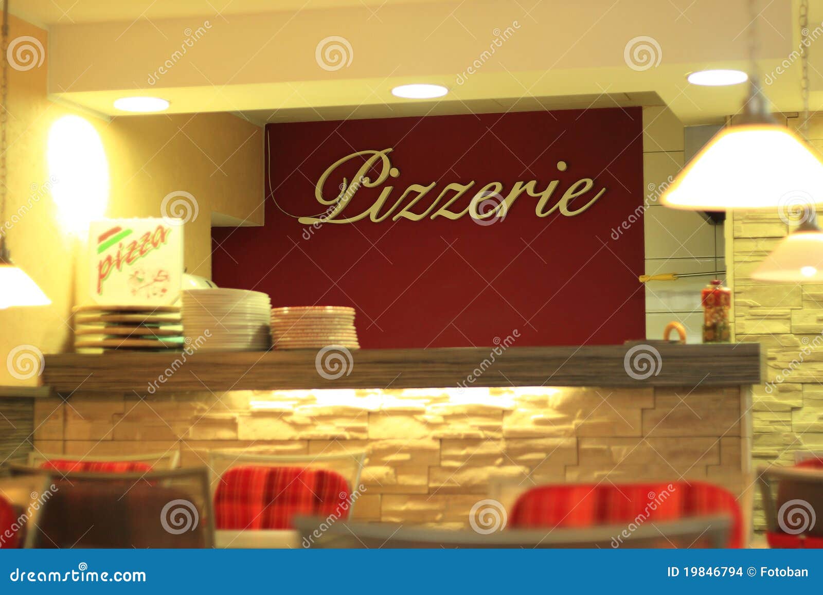 Pizzeria stock photo. Image of menu, tables, restaurant - 19846794