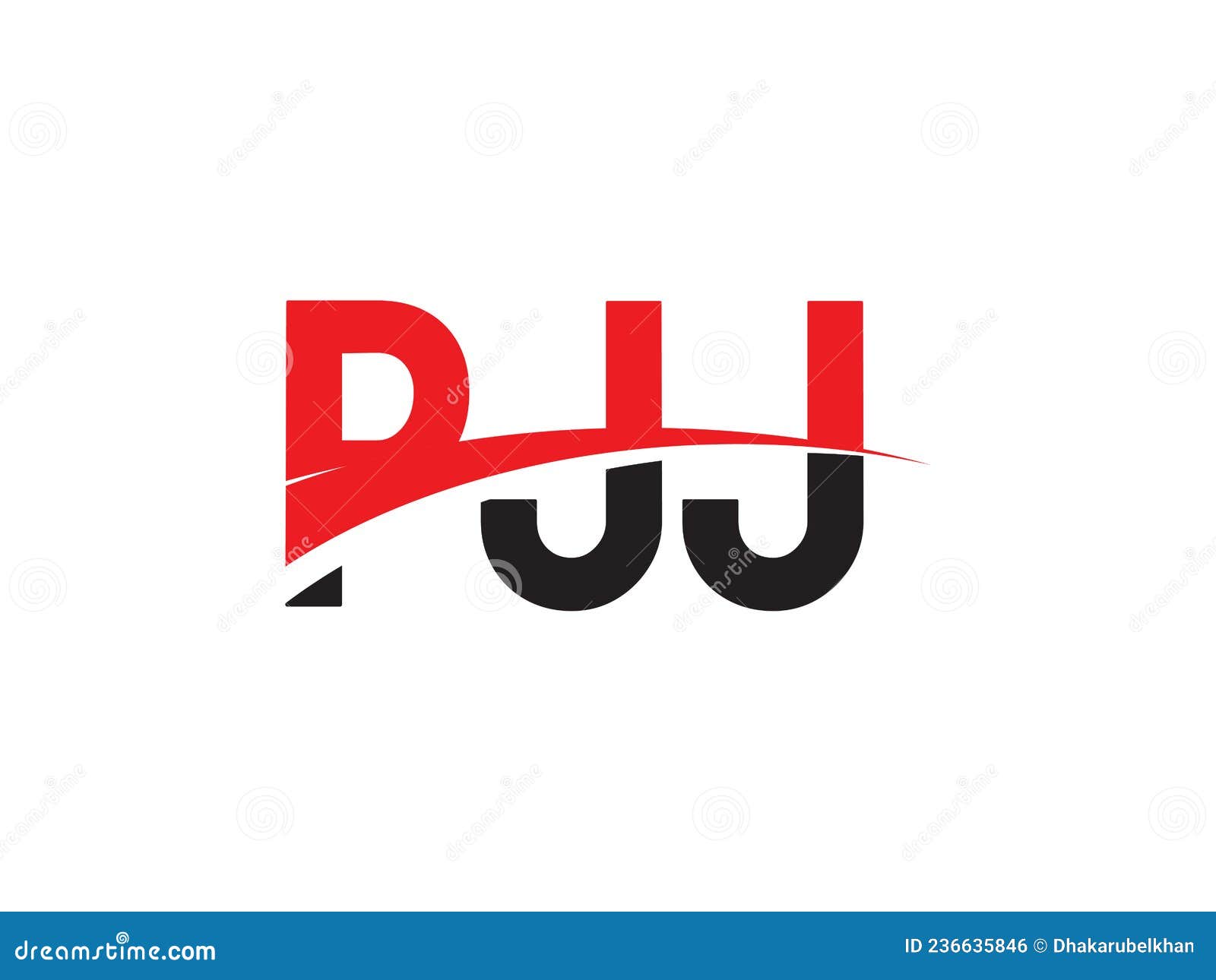 PJJ Letter Initial Logo Design Vector Illustration Stock Vector ...