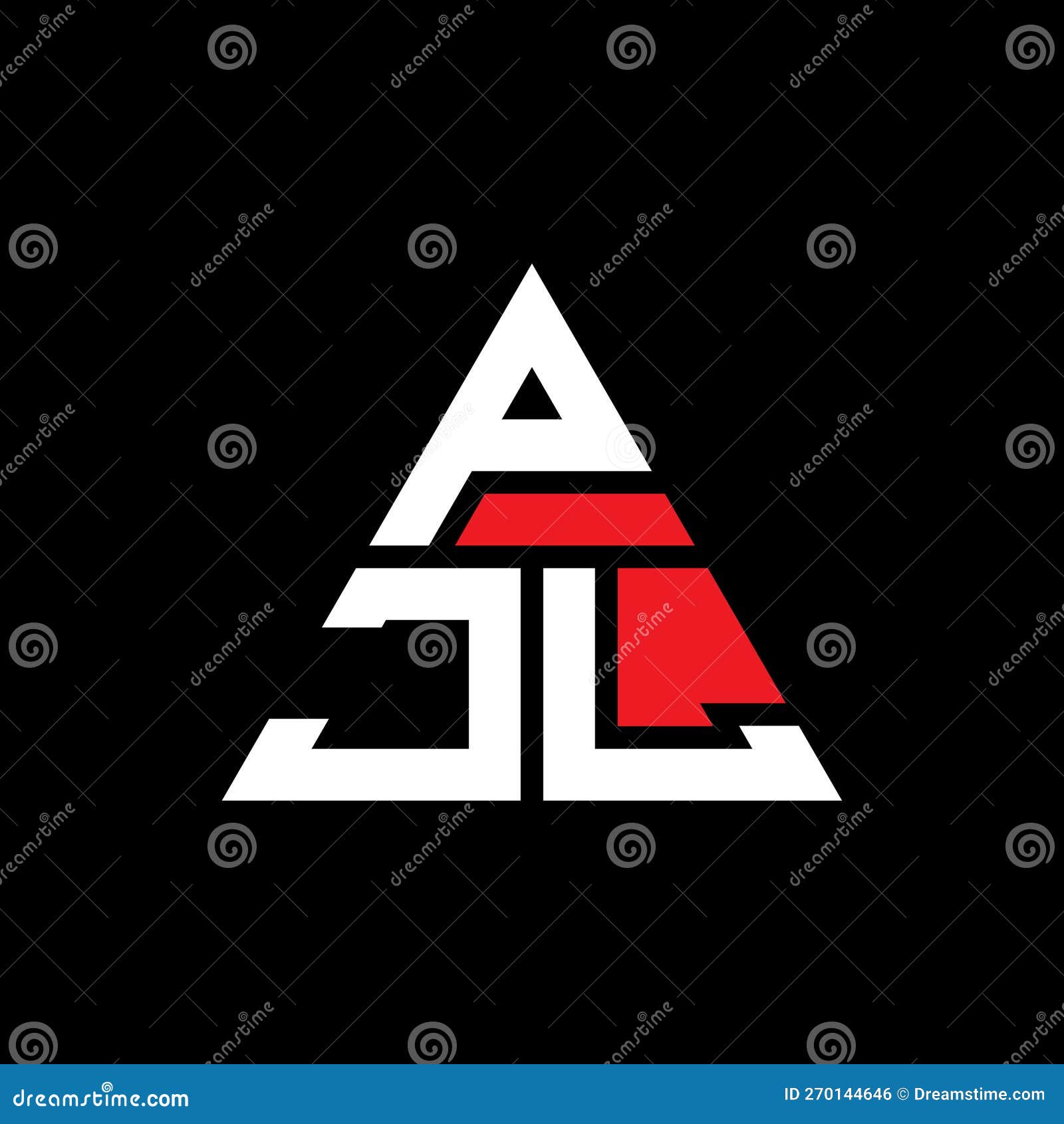 PJM Triangle Letter Logo Design with Triangle Shape. PJM Triangle Logo ...