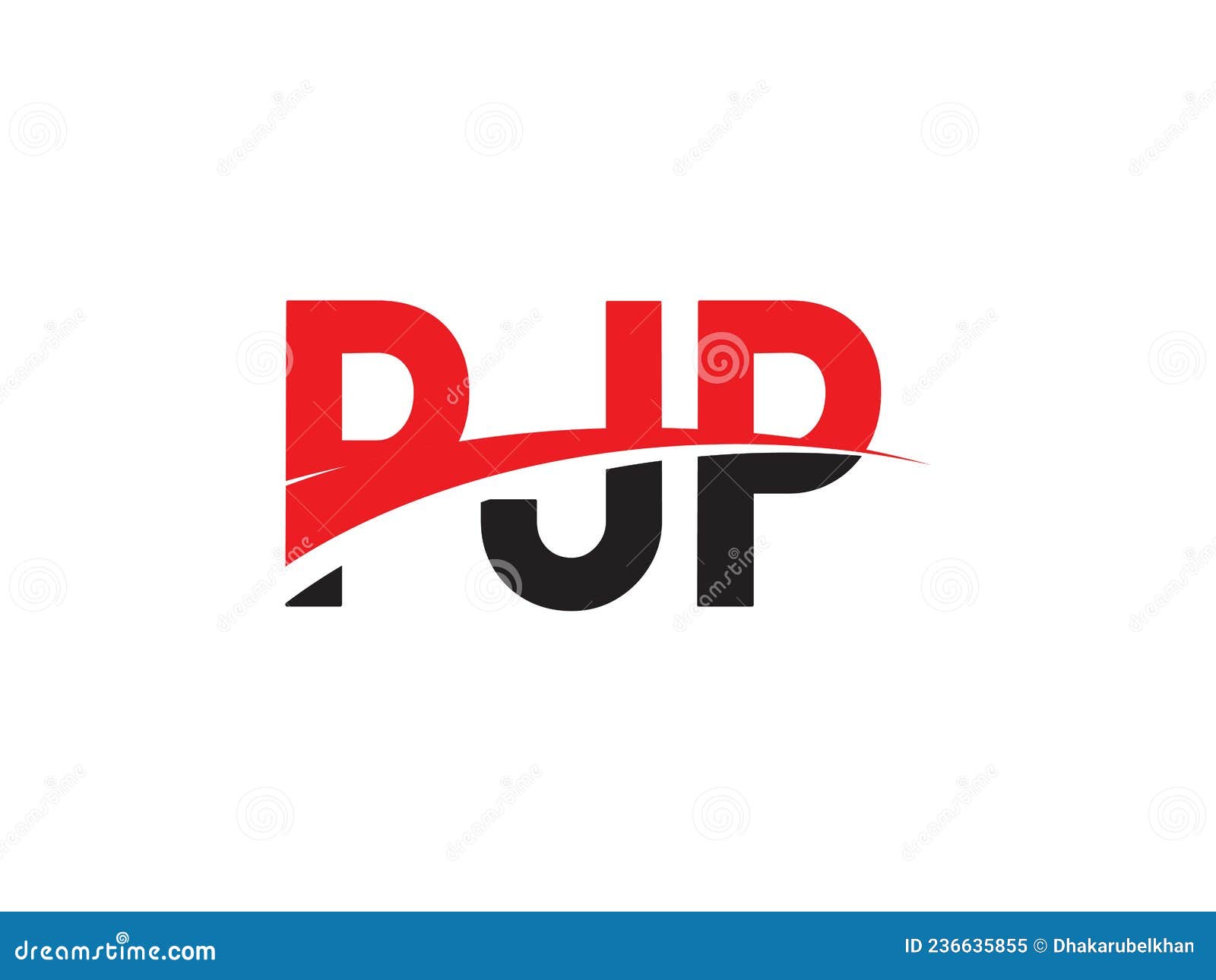 PJP Letter Initial Logo Design Vector Illustration Stock Vector ...
