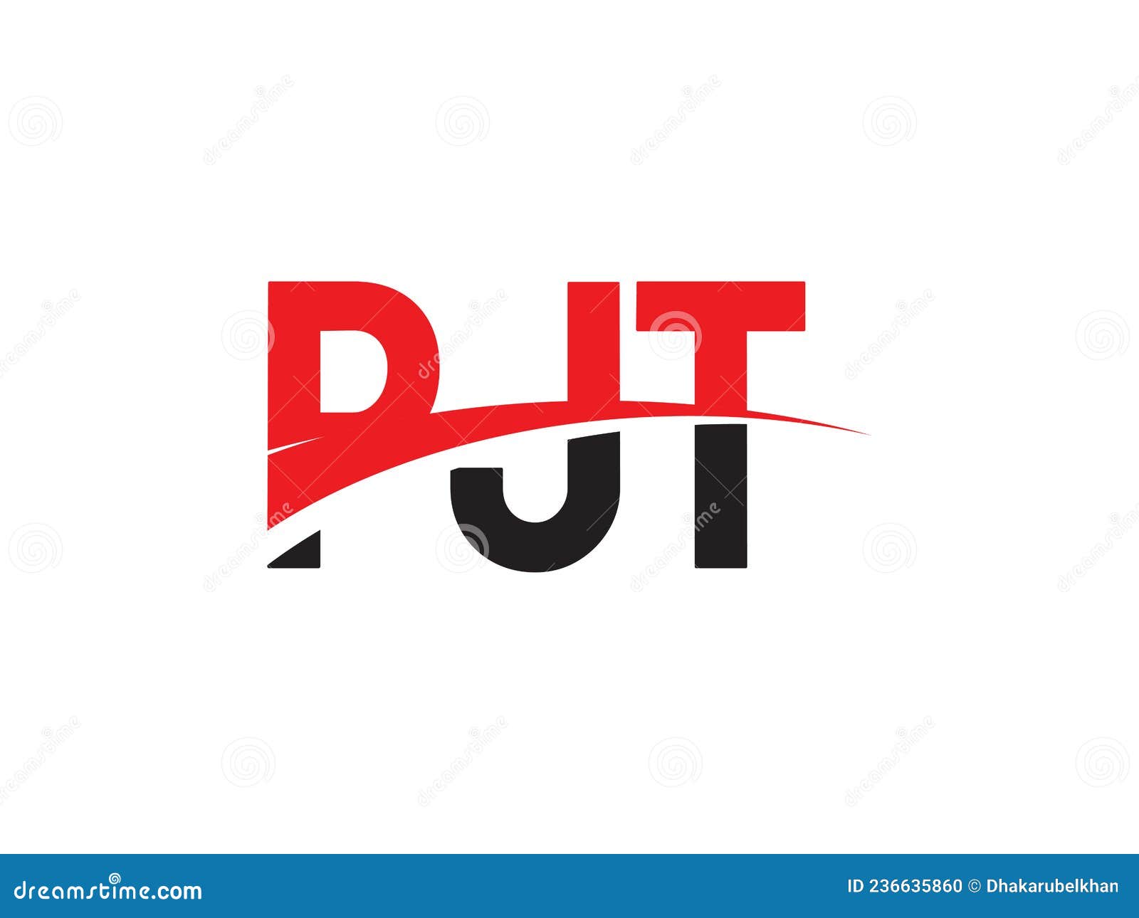 PJT Letter Initial Logo Design Vector Illustration Stock Vector ...