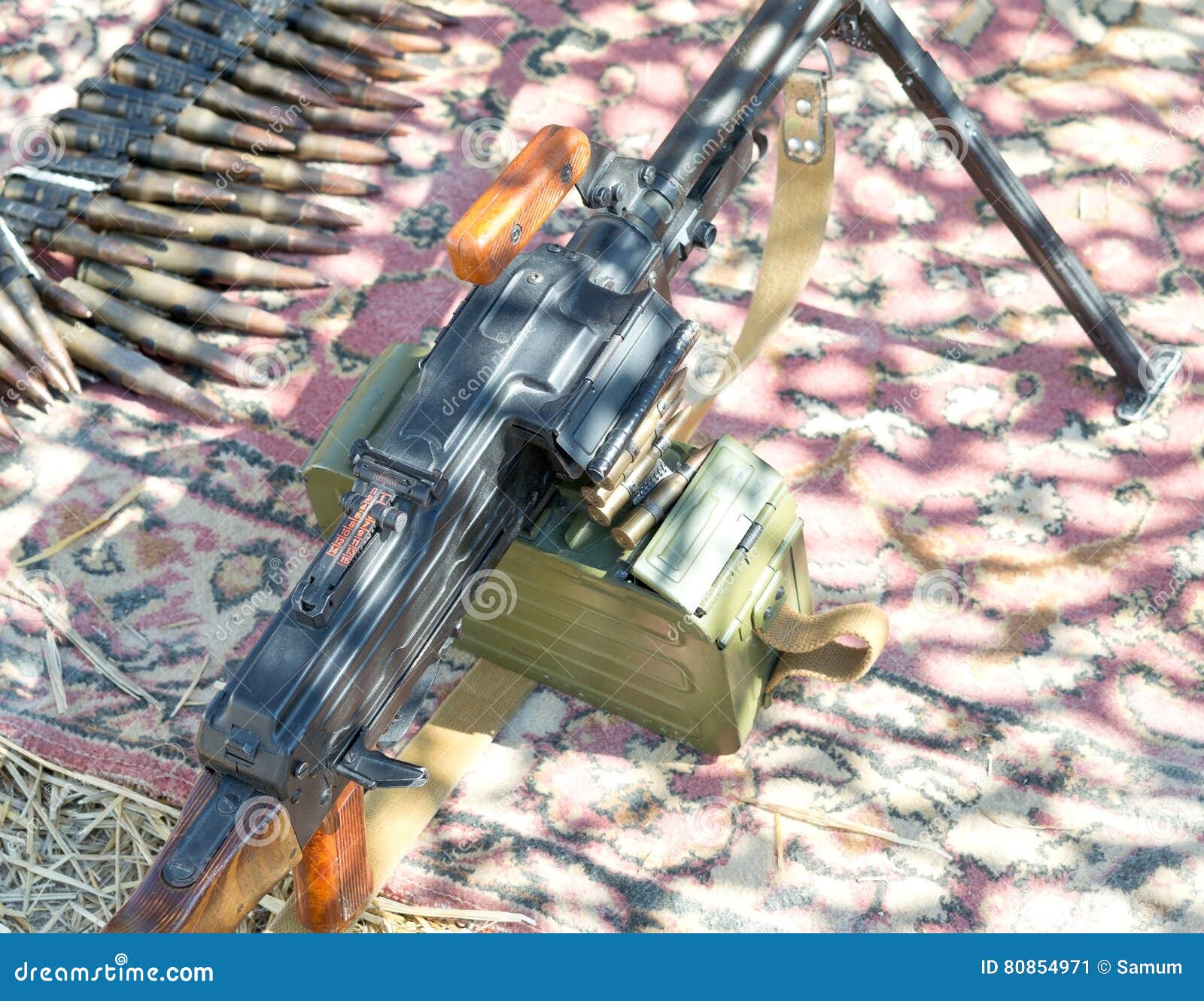 PK Machine gun stock image. Image of arms, aiming, fear - 80854971