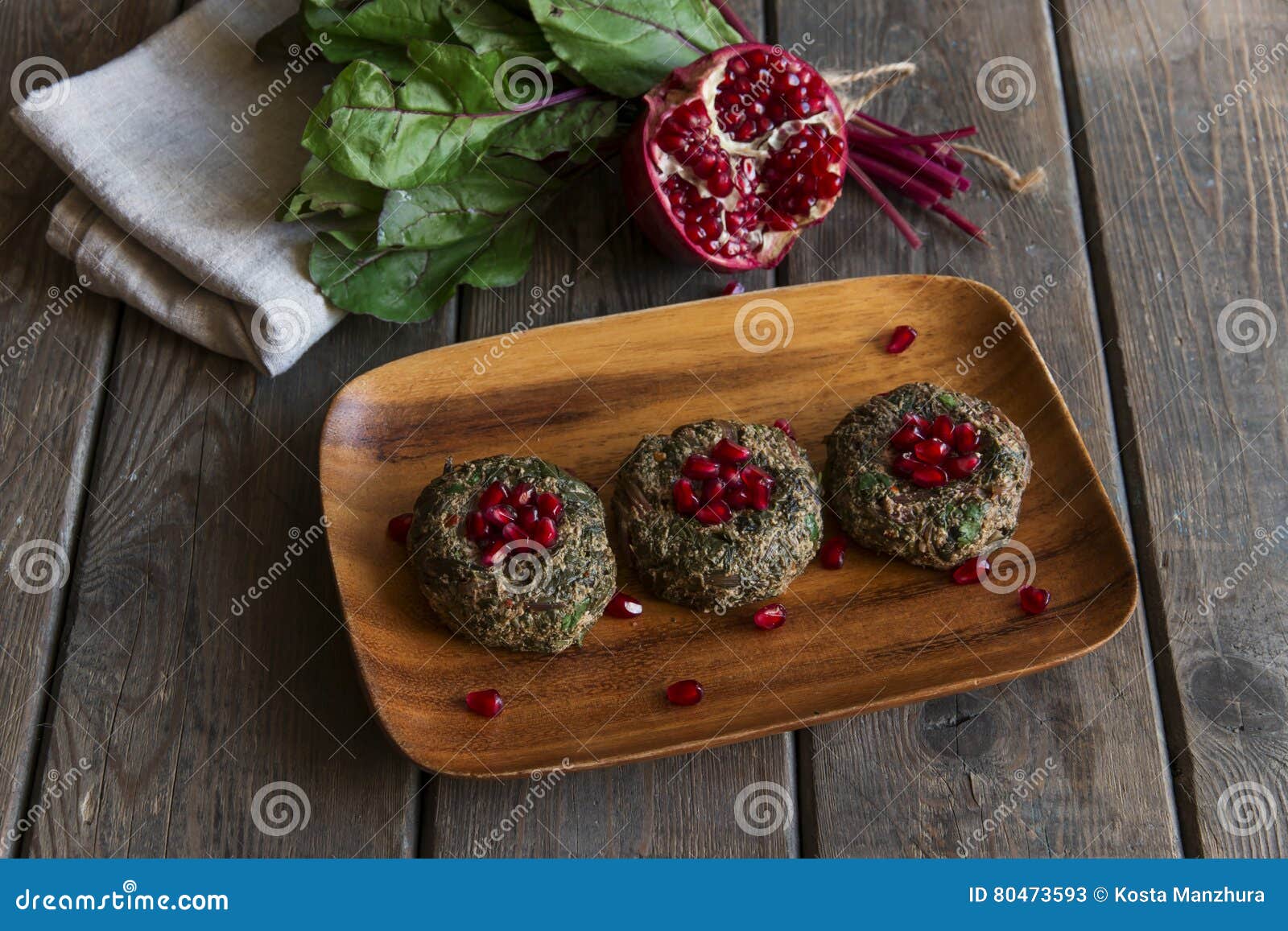 Pkhali Vegetable Dish with Walnuts and Pomegranate Georgian Cuisine ...