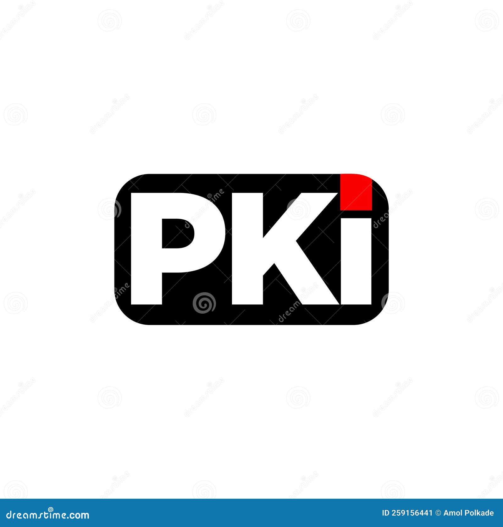 PKI Company Nam Initial Letters Monogram. PKI Icon Stock Vector ...