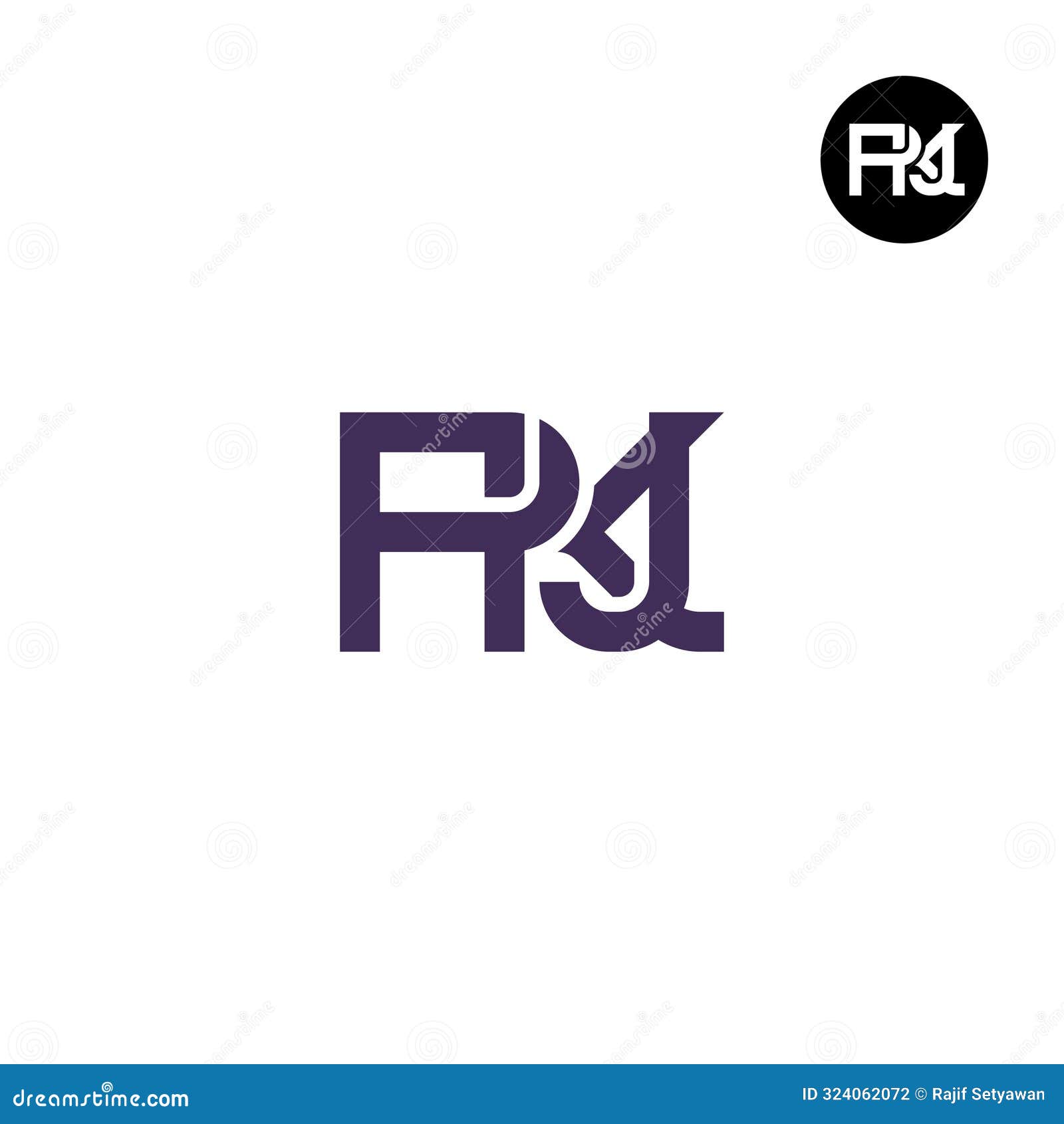 PKJ Logo Letter Monogram Design Stock Vector - Illustration of logotype ...