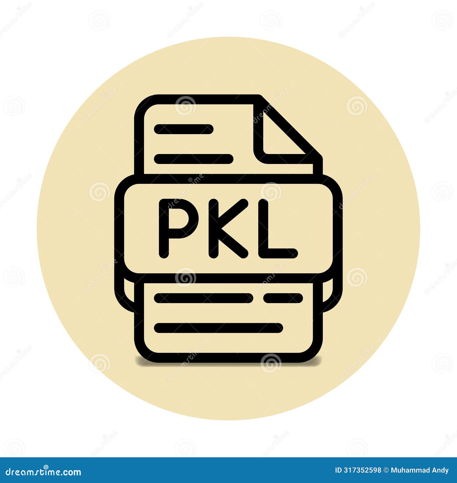 Pkl File Type Icon. Files and Document Format Extension. with an ...