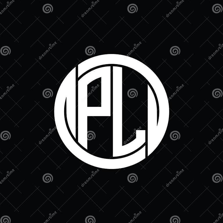 PL Logo Monogram Shield Inside Circle Shape Vector Images Design ...