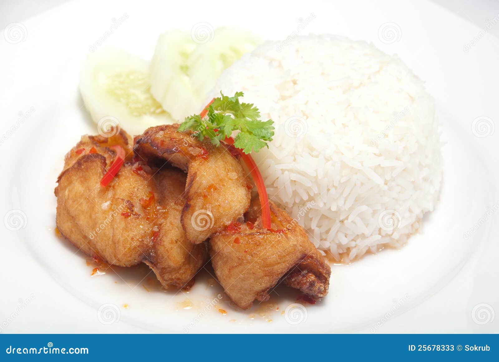 Pla Sam Rod stock image. Image of cooked, dining, appetizing - 25678333