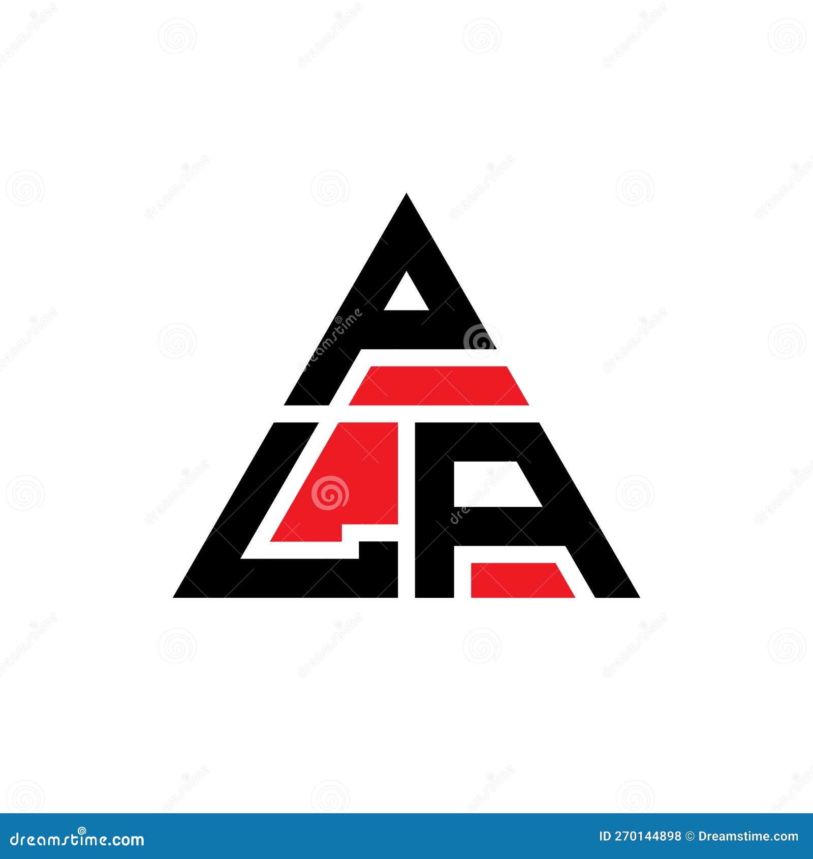 PLA Triangle Letter Logo Design With Triangle Shape. PLA Triangle Logo ...