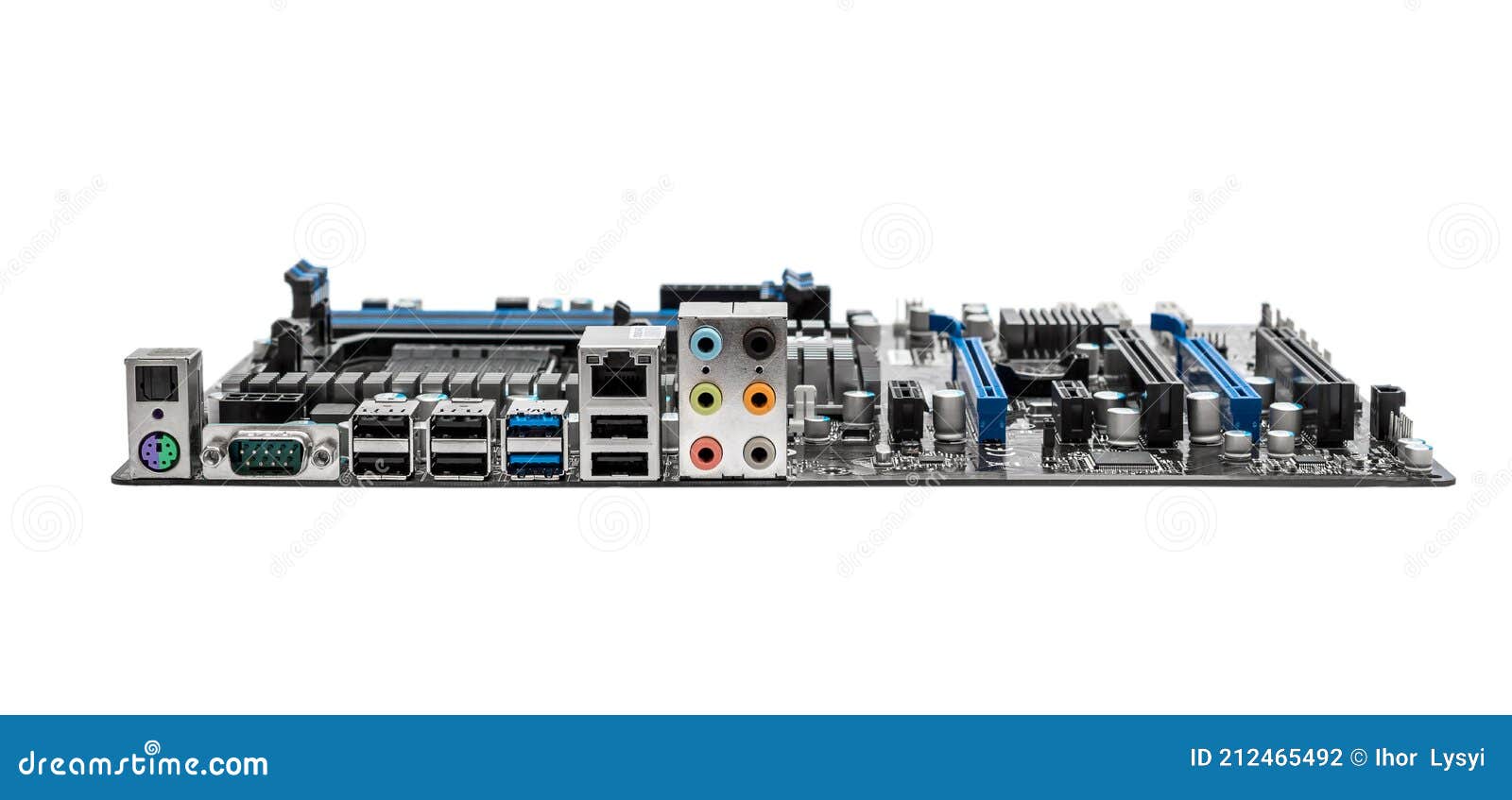 Placa Base Aislada Sobre Fondo Blanco Foto de archivo - Imagen de ...