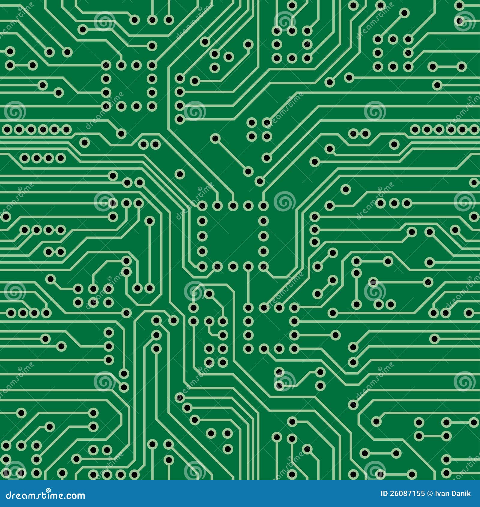 Placa De Circuito Foto de Stock Royalty Free - Imagem: 26087155