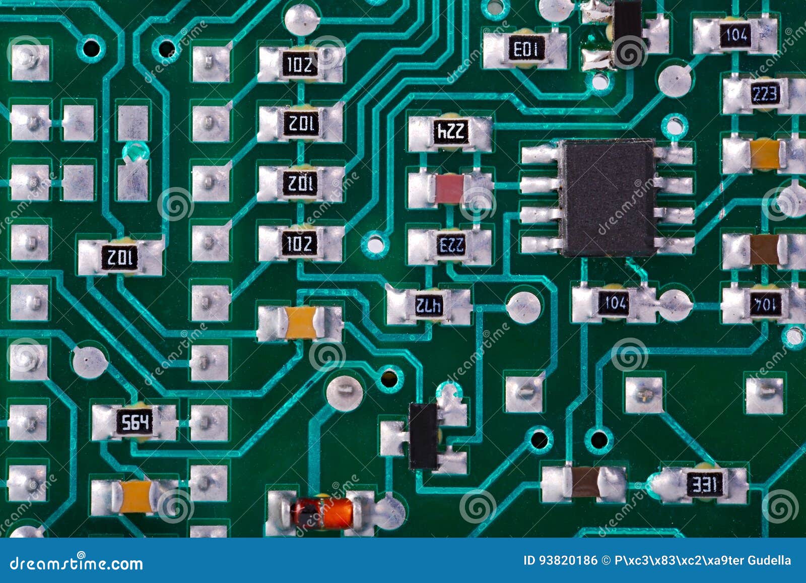 Placa de circuito foto de stock. Imagem de placa, circuito - 93820186