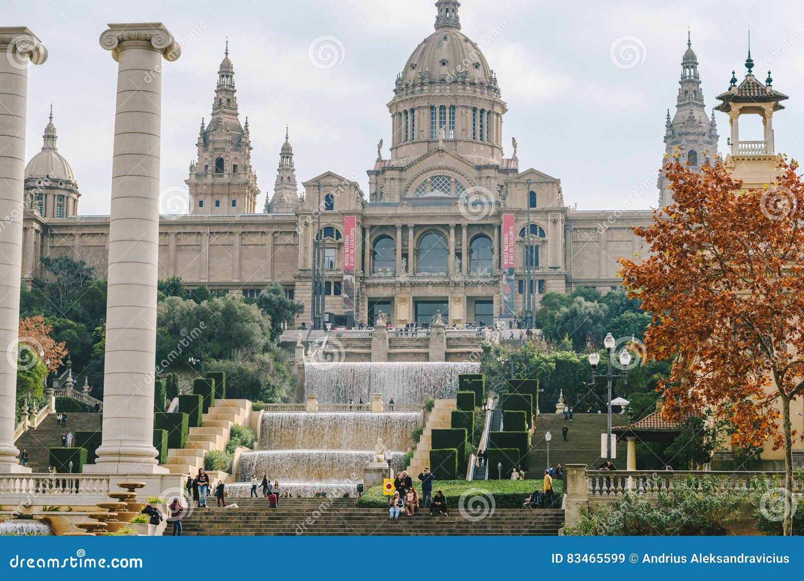 Placa De Ispania, Barcelona, Spain Editorial Stock Image - Image of ...